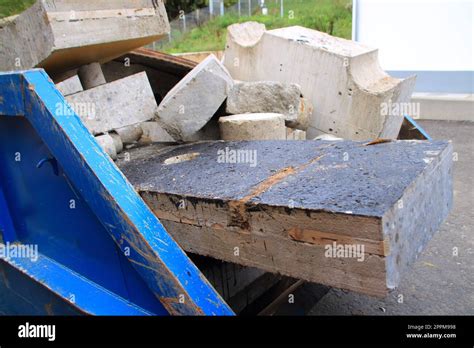 Concrete Is Stored In A Container For Transport Stock Photo Alamy