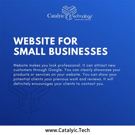 Catalyic Tech On Linkedin Websites Small Businesses Startups