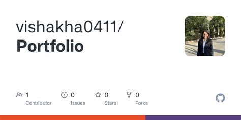 github vishakha0411 portfolio