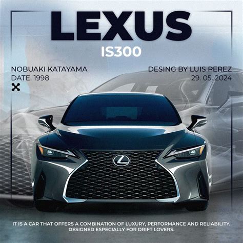 Lexus Is300 Poster Lexus Car Photos Super Cars
