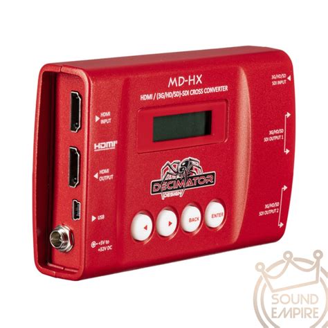 Decimator Md Hx Cross Convertor Sound Empire Hire