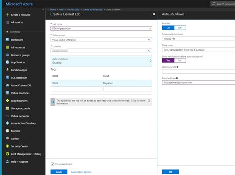 Using Azure Devtest Labs For Dynamics 365 Development The Readyxrm Blog By Nick Doelman