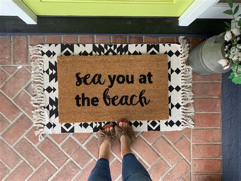 Beach House Doormat Funny Door Mat Summer Doormats Doormat Outdoor