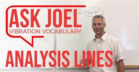 Settings For Analyzing Vibration Signals Instructional Videos Vru