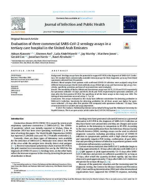 Pdf Evaluation Of Three Commercial Sars Cov 2 Serology Assays In A