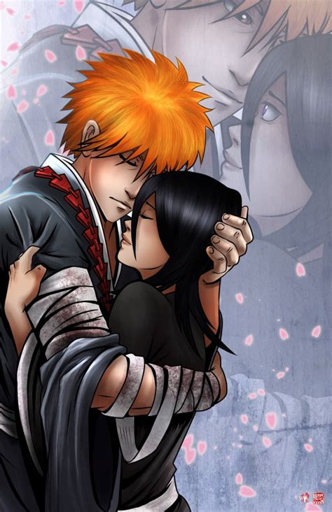 Bleach Rukia And Ichigo Hug
