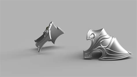 3d File Alisaie Leveilleurs Endwalker Shoulder Armour・3d Print Model