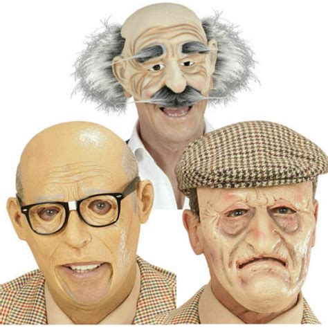 Old Man Grandad Grandpa Halloween Costume Disguise Elderly Senior