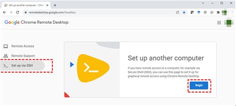 Stepwise Guide Chrome Remote Desktop Setup Via Ssh