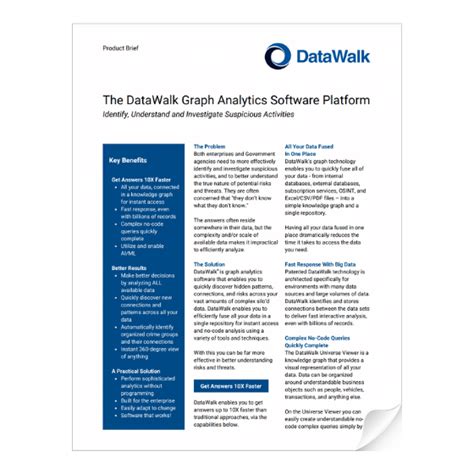 Product Overview Datawalk