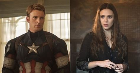 크리스 에반스♥엘리자베스 올슨 어벤져스 첫 공식 커플 되나