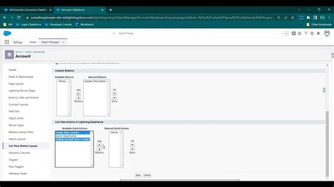 add or remove button in list view insalesforce youtube