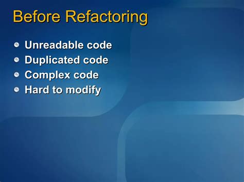 Refactoring A First Example Ppt