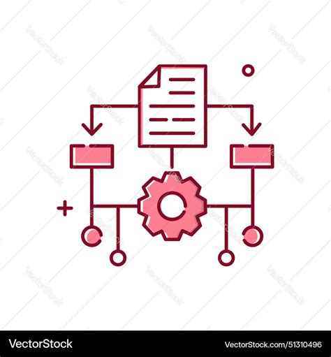 Machine Learning Ml Icon Design Royalty Free Vector Image