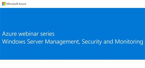 Webinar Windows Server Management Security And Monitoring Thomas Maurer