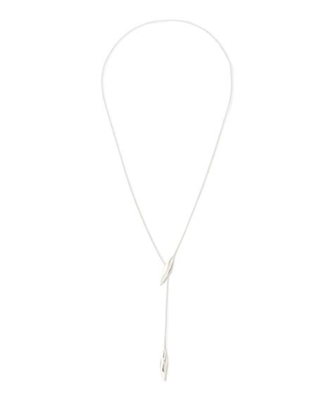 Saskia Diez Leaves Lasso ネックレス（ネックレス）｜saskia Diez（サスキアディッツ）のファッション通販