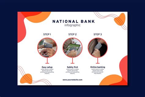 Ручной обращается дизайн шаблона банка Бесплатно векторы