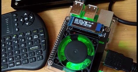 Hello Raspberry Pi Fan HAT With I2C OLED For Raspberry Pi