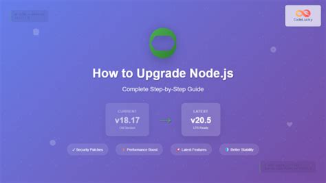 How To Upgrade Nodejs To The Latest Version Complete Step By Step