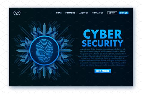 Cyber Security Vector Logo With Vector Graphics ~ Creative Market