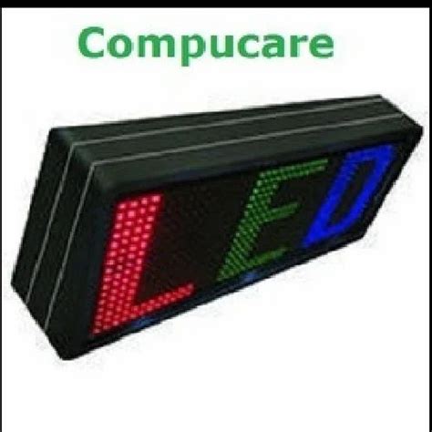 Compucare Double Sided Multi Color LED Display Board At Best Price In Vadodara