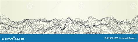 Black And White Modern Style Wavy Transparent Futuristic D Erratic Surface Abstract Minimalist