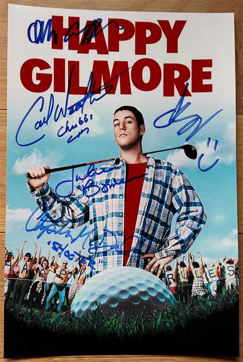 Happy Gilmore Cast Signed Autographed 8x12 Inch Photo Coa Etsy