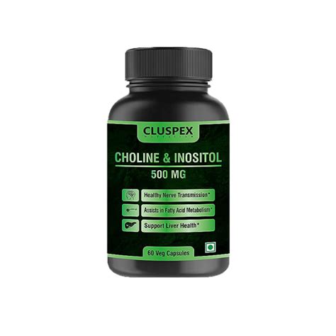 Choline And Inositol 500mg Veg Capsules Highstreetpharma