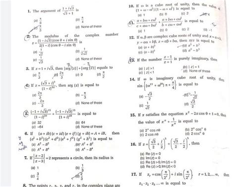 If αβ Are Complex Cube Roots Of Unity And Xab 2 The Modulus Of The C