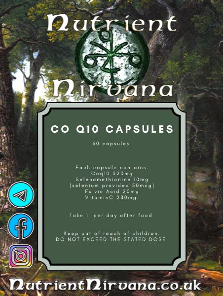 CoQ With Selenium Vitamin C And Fulvic Acid