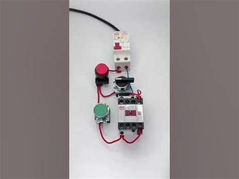 Switch Pulse And Self Locking Circuit By Selector Switch Electrical Diagram Circuit Switch