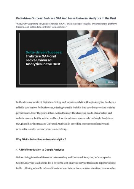 data driven success pdf