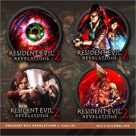 resident evil revelations 2 icons by brokennoah on deviantart
