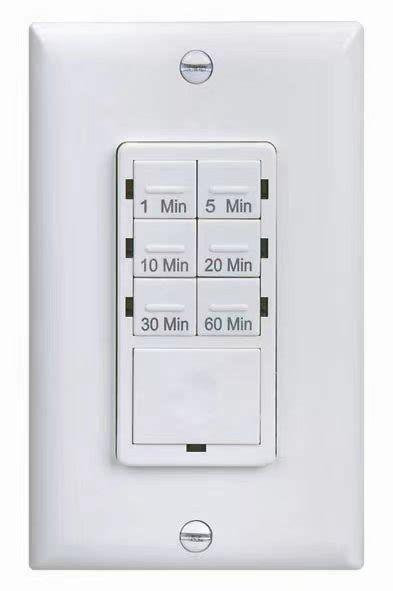 Fan Timer Switch 15a Running Led Inc