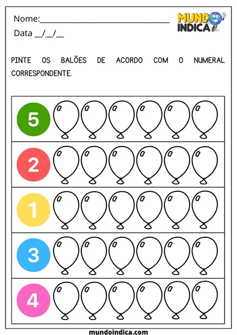 15 Atividades Para Educação Infantil 5 Anos Para Imprimir