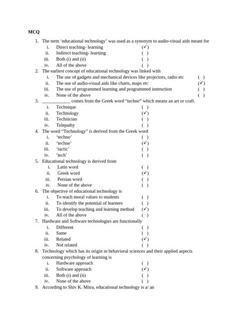 Mcq Pdf Communication Nonverbal Communication