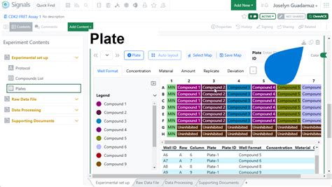 Signals Notebook Download A Plate Of An Experiment As A Csv File In