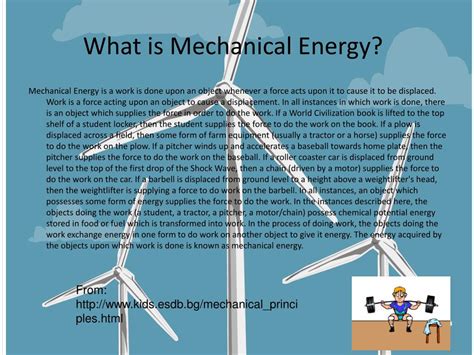Mechanical Energy