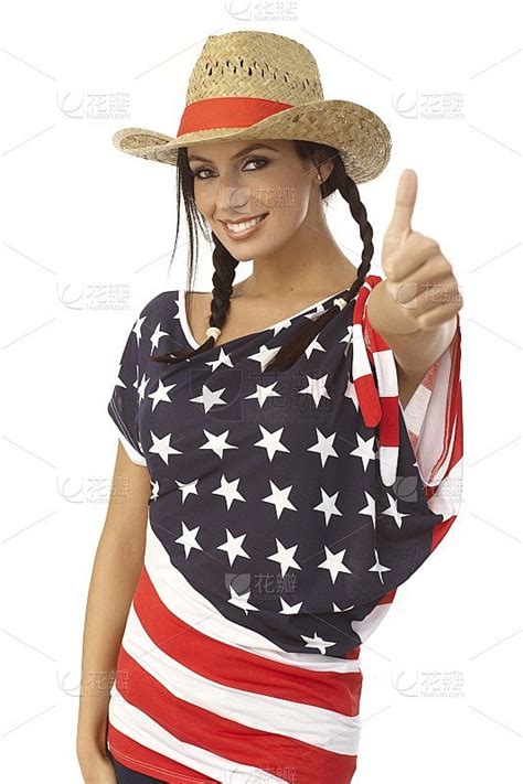 快乐的美国女孩