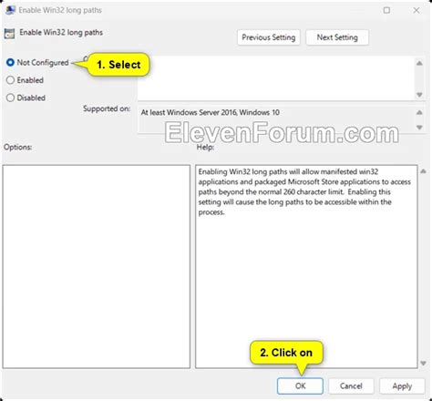 Enable Or Disable Win32 Long Paths In Windows 11 Windows 11 Forum