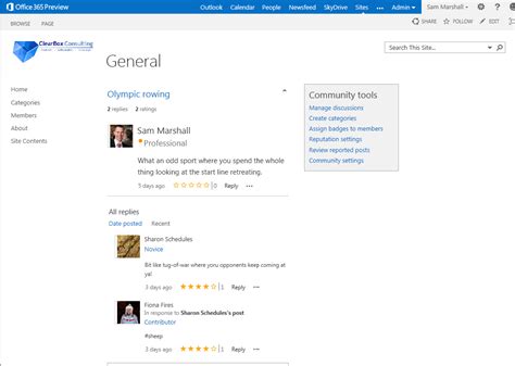 Sharepoint Social Features Clearbox Consulting