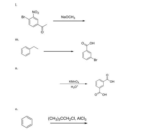 Solved Identify The Missing Reactant Reagent Or Major