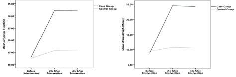 A Sexual Function Of The Case And Control Groups Before The Download Scientific Diagram