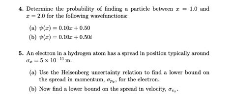 Solved Determine The Probability Of Finding A Particle Chegg