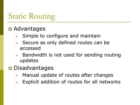 Ppt Static Routing Exercise Powerpoint Presentation Free Download Id 1273862