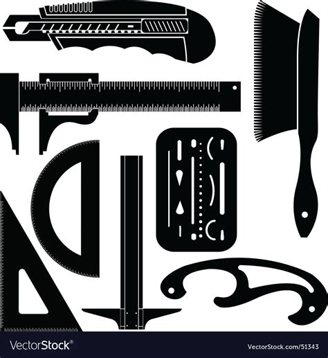 Engineering Tools Royalty Free Vector Image Vectorstock