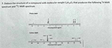7 Deduce The Structure Of A Compound With Molecular Weight C9h10o2 That Produces The Following