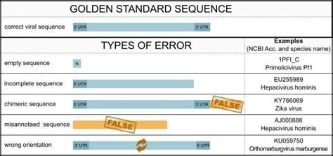 Various Sequence Based Errors An Artificial Correctly Labeled Viral