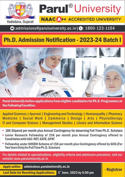 Paruluniversity Dr Devraj Singh Chouhan Phdmscnursingmbatefl