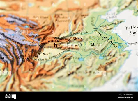 Close Up Political Map Of Eastern China Highlighting Major Cities Like